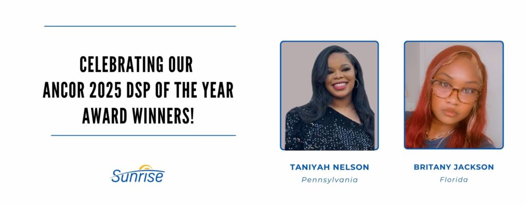 Sunrise Community Celebrates ANCOR’s 2025 DSP of the Year Award Winners ...